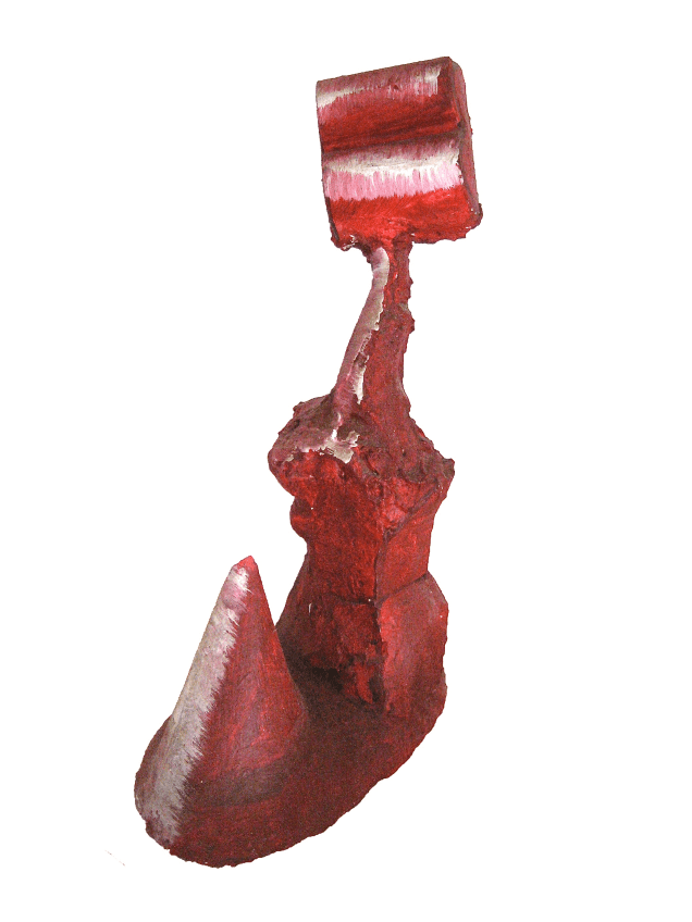 .0313 Red Figure and Object 1983 – Betsy Packard Art Archive