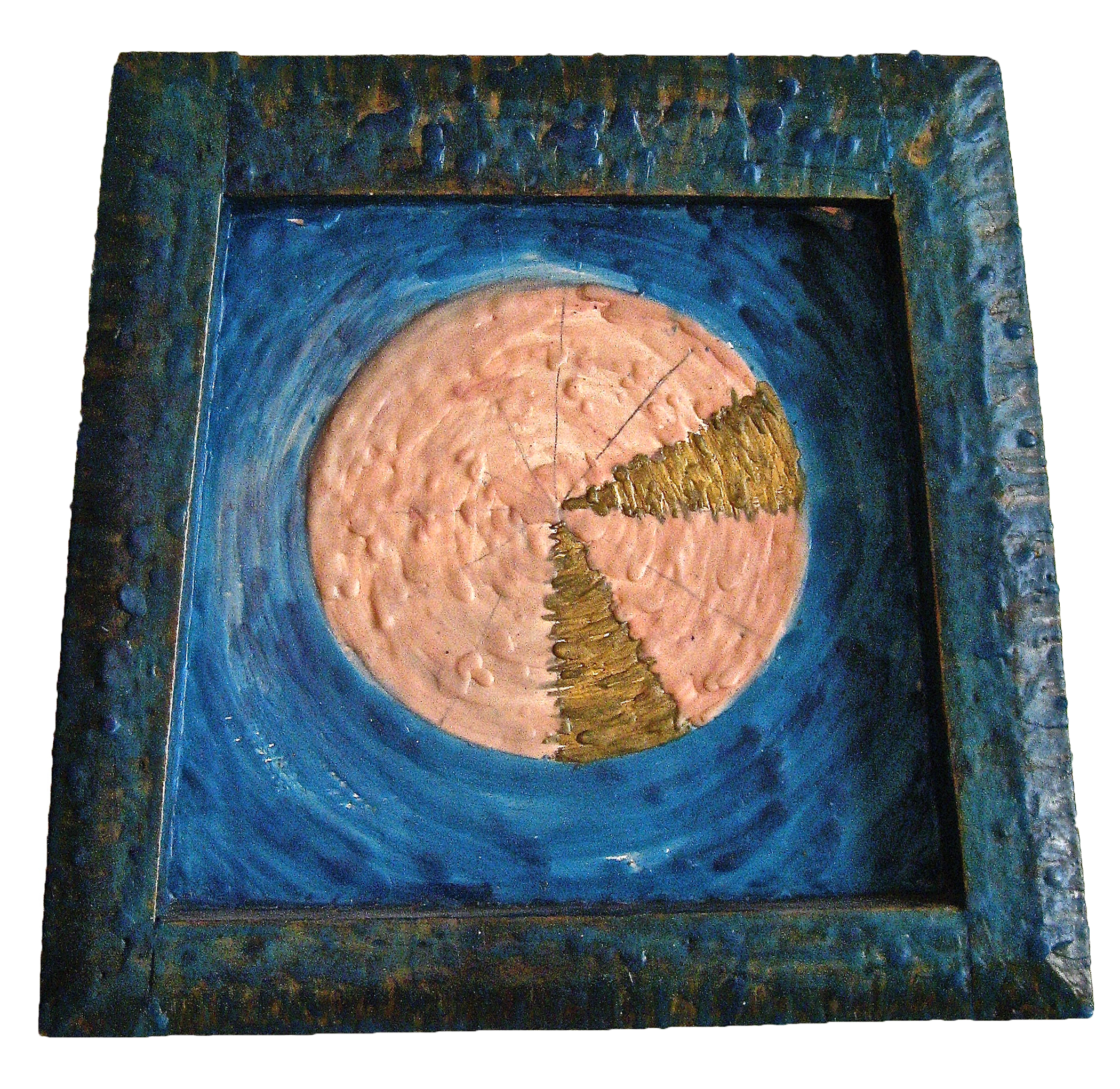 .0044 Manifestation Exercise (rose, gold) 1987 – Betsy Packard Art Archive